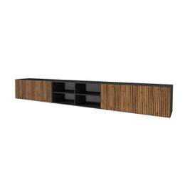LOWBOARD NOA-2-W 3x100x40x40 cm - Schwarz / Katania