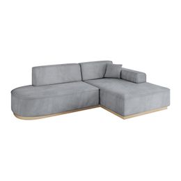 ECKSOFA Ottomane Rechts IREA-L1 - 232x165x80 cm Grau
