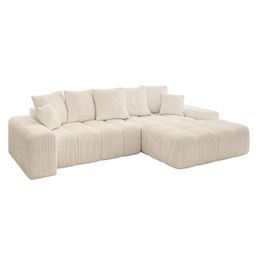 ECKSOFA Ottomane Rechts ENSI-L - 267x164x69 cm Beige