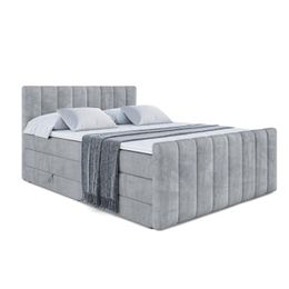 BOXSPRINGBETT OTTA-Z KING - 160x200 - H3/H4 - Grau