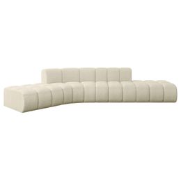 ECKSOFA modulares Sofa Solven-L1 - 380x174x70 cm Beige