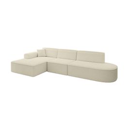 ECKSOFA Ottomane Links IREA-L2-v3 - 327x165x77 cm Beige