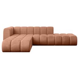 ECKSOFA modulares Sofa Zuvon-L1 - 296x177x70 cm Apricot