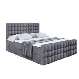 BOXBETT VIONE-Z - 140 x 200 - H3 - Dunkelgrau