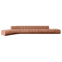 ECKSOFA modulares Sofa Solven-L3 - 562x174x70 cm Apricot