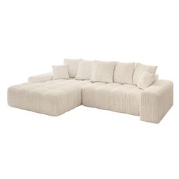 ECKSOFA Ottomane Links ENSI-L - 267x164x69 cm Beige
