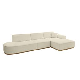 ECKSOFA Ottomane Rechts IREA-L2-v2 - 327x165x80 cm Beige