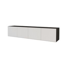 LOWBOARD NOA-2-W 2x100x40x40 cm - Schwarz / Wei&szlig;