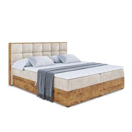 BOXBETT mit Matratze H3 und Lattenrost - LOLLI2 - 160x200 - Beige