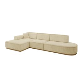 ECKSOFA Ottomane Links IREA-L2-v2 - 327x165x80 cm Beige