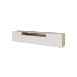 LOWBOARD ELIO-W 200x40x41 cm - Artisan / Wei&szlig;