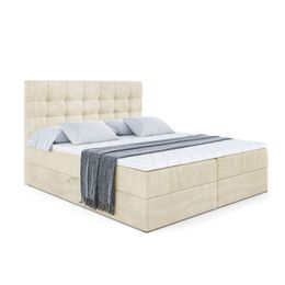 BOXBETT mit H3-Matratze und Lattenrost - BERO - 140x200 Beige