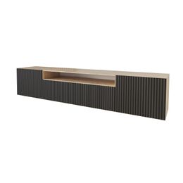 LOWBOARD NOA-2-W 200x40x41 cm - Artisan / Schwarz