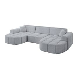 WOHNLANDSCHAFT LIVO-U1 - 315x173x79,5 cm Grau