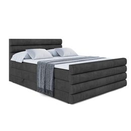 BOXSPRINGBETT CELESTIA-Z KING - 140x200 - H3/H4 - Schwarz