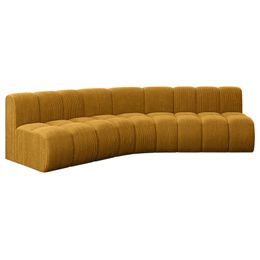 ECKSOFA modulares Sofa Montra-L1 - 290x174x70 cm Senfgelb