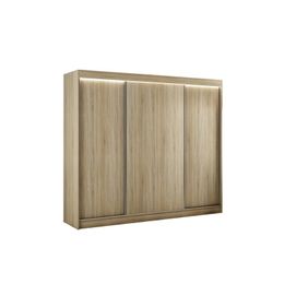 KLEIDERSCHRANK BEROG - 250 cm - Sonoma Eiche