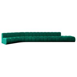 ECKSOFA modulares Sofa Brilo-L3 - 562x174x70 cm Gr&uuml;n