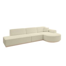 ECKSOFA Ottomane Rechts ARRIO-L2 - 328x171x83 cm Beige