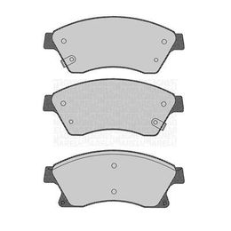 MAGNETI MARELLI Bremsbelagsatz, Scheibenbremse 363916060694 f&uuml;r Opel CHEVROLET