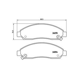 MAGNETI MARELLI Bremsbelagsatz, Scheibenbremse 363700434005 f&uuml;r ISUZU CHEVROLET GREAT WALL HAVAL