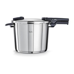 Fissler Schnellkochtopf Vitaquick&reg; Poliert, Silber, Metall, 10.0 L, Druckregelventil, Druckanzeige, Kochen, T&ouml;pfe, Schnellkocht&ouml;pfe