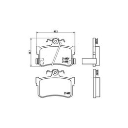 MAGNETI MARELLI Bremsbelagsatz, Scheibenbremse 363700428027 f&uuml;r ROVER