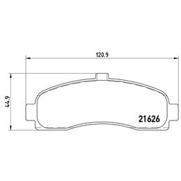 MAGNETI MARELLI Bremsbelagsatz, Scheibenbremse 363700456031 f&uuml;r NISSAN
