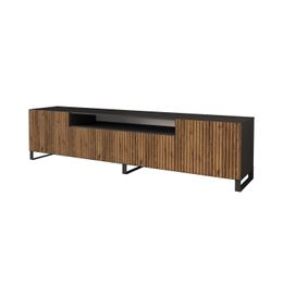LOWBOARD NOA-2-S 200x53x41 cm - Schwarz / Katania