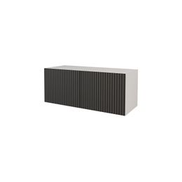 LOWBOARD NOA-2-W 100x40x40 cm - Wei&szlig; / Schwarz