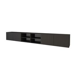 LOWBOARD NOA-2-W 3x100x40x40 cm - Schwarz