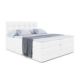 BOXSPRINGBETT APO KING - 160 x 200 - H3/H4 - Wei&szlig; Hochglanz