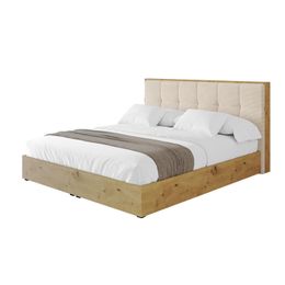 POLSTERBETT mit Bettkasten und Lattenrost, Bett mit Matratze H3/H4 - ENZO7 140x200