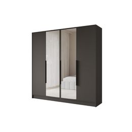 KLEIDERSCHRANK - LESE - 200 - Schwarz