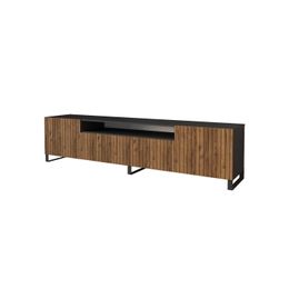 LOWBOARD KITO-S 200x53x41 cm - Schwarz / Katania