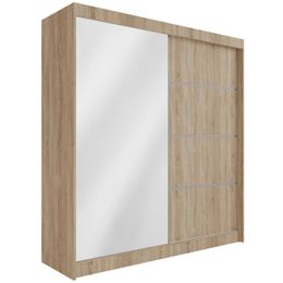 KLEIDERSCHRANK PAOKI - 200 cm - Sonoma Eiche