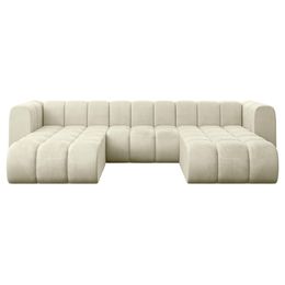 WOHNLANDSCHAFT modulares Sofa Joren-U1 - 319x177x70 cm Beige