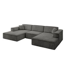 WOHNLANDSCHAFT IREA-U1-v4 - 301x165x77 cm Ecru
