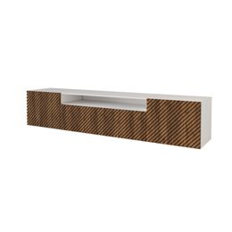 LOWBOARD ZENO-W 200x40x41 cm - Wei&szlig; / Katania