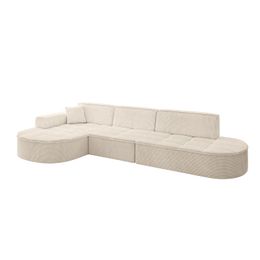 ECKSOFA Ottomane Links TARO-L2 - 328x171x79,5 cm Beige