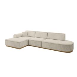 ECKSOFA Ottomane Links IREA-L2-v2 - 328x171x83 cm Dunkelgrau
