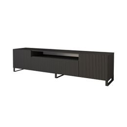 LOWBOARD NOA-2-S 200x53x41 cm - Schwarz