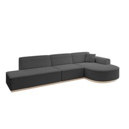ECKSOFA Ottomane Rechts ARRIO-L2 - 328x171x83 cm Grau