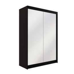 KLEIDERSCHRANK AMOHA - 120 cm - Schwarz