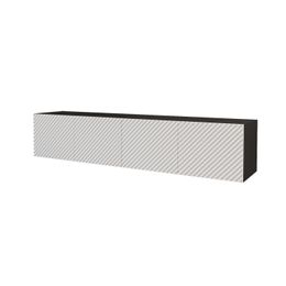 LOWBOARD ZENO-W 2x100x40x40 cm - Schwarz / Wei&szlig;