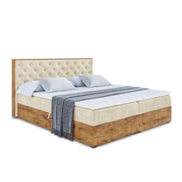 BOXBETT mit Matratze H4 und Lattenrost - LOLLI3 - 140x200 - Beige