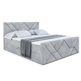 BOXBETT BARWA-Z - 140x200 cm - H3 - Hellgrau