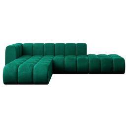ECKSOFA modulares Sofa Zuvon-L1 - 296x177x70 cm Gr&uuml;n