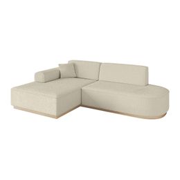 ECKSOFA Ottomane Links IREA-L1 - 232x165x80 cm Beige