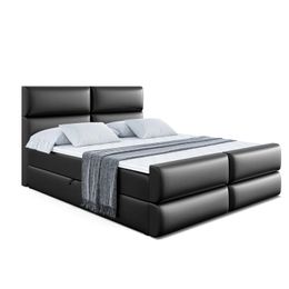BOXBETT BOXI3-Z - 140x200 cm - H4 - Schwarz Hochglanz